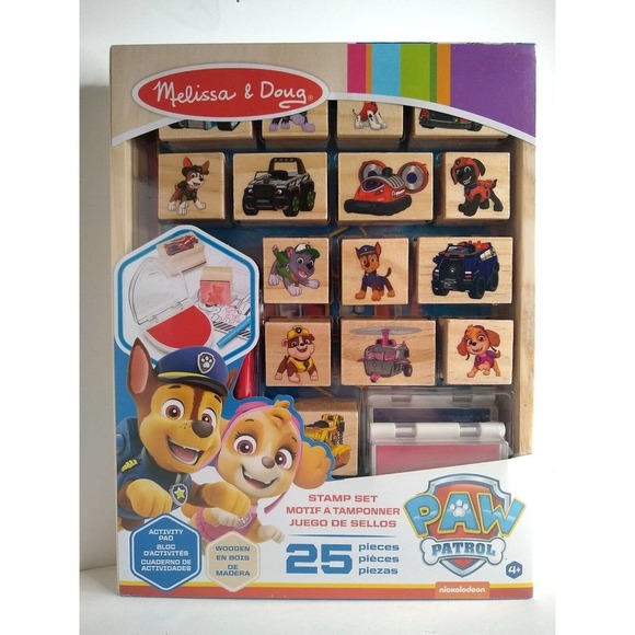 Melissa & Doug | Toys | Melissa Doug Paw Patrol Stamp Set Sealed In ...